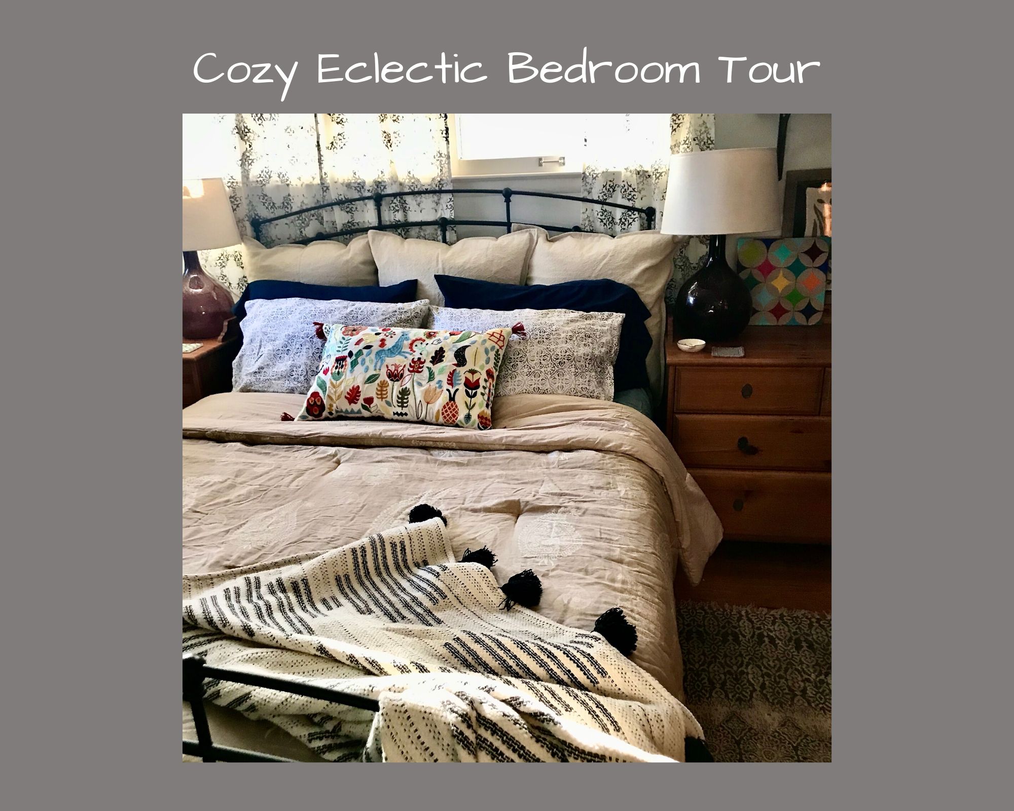 Cozy Eclectic Bedroom Tour