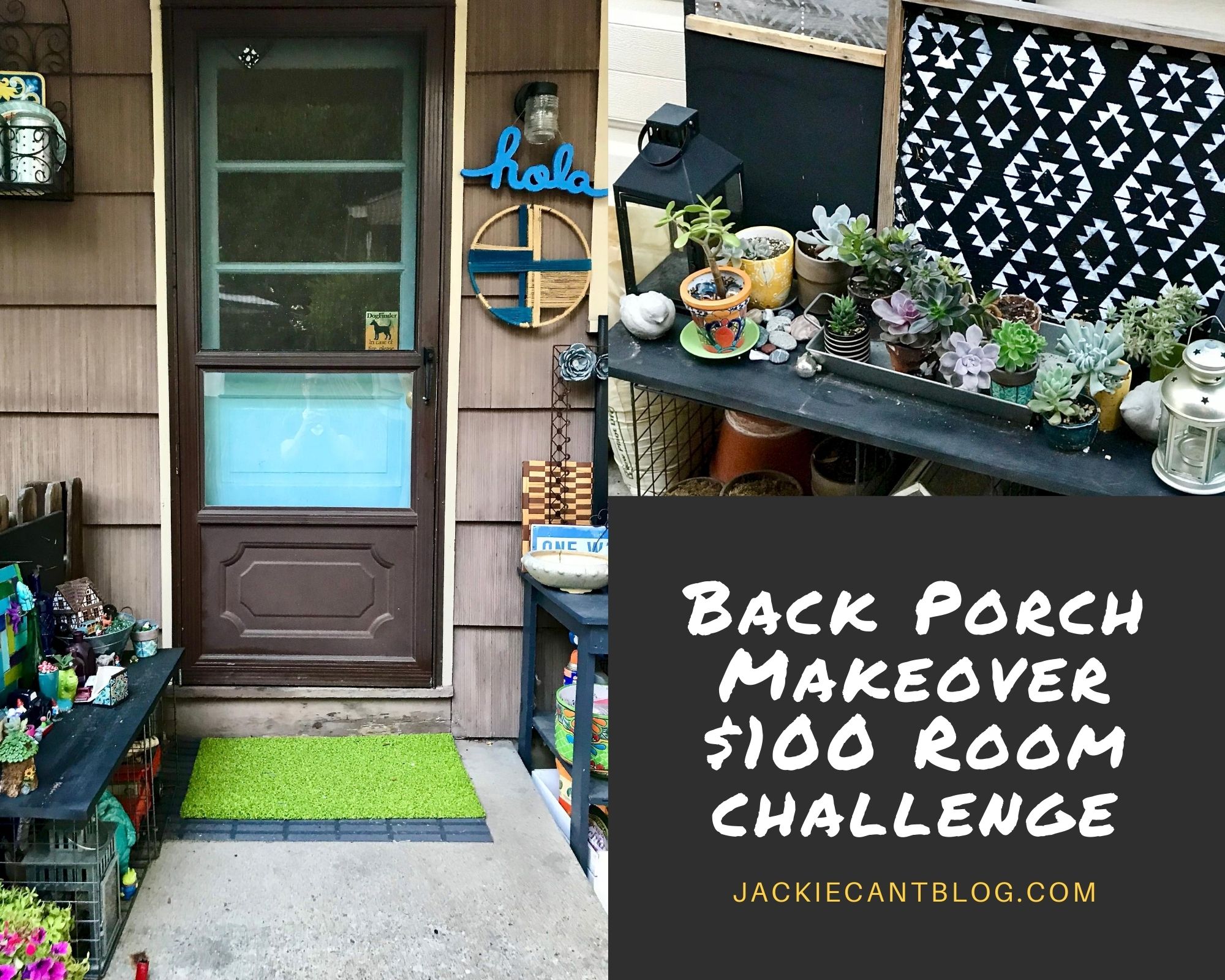 Back Porch Makeover